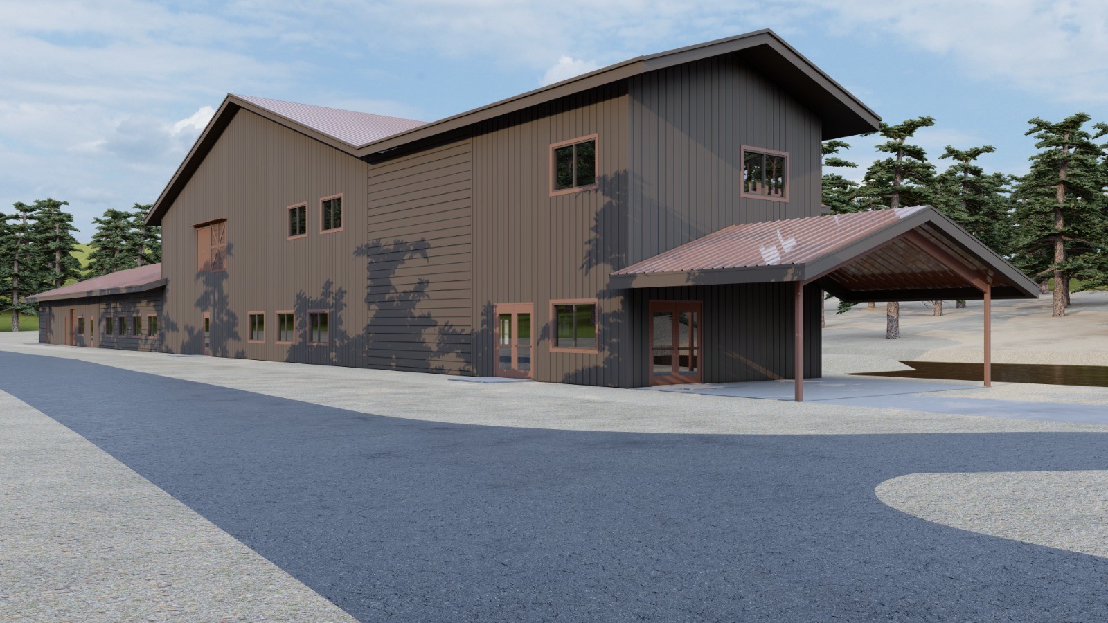 New Dining Hall (and Chapel) - Hartland Christian Camp