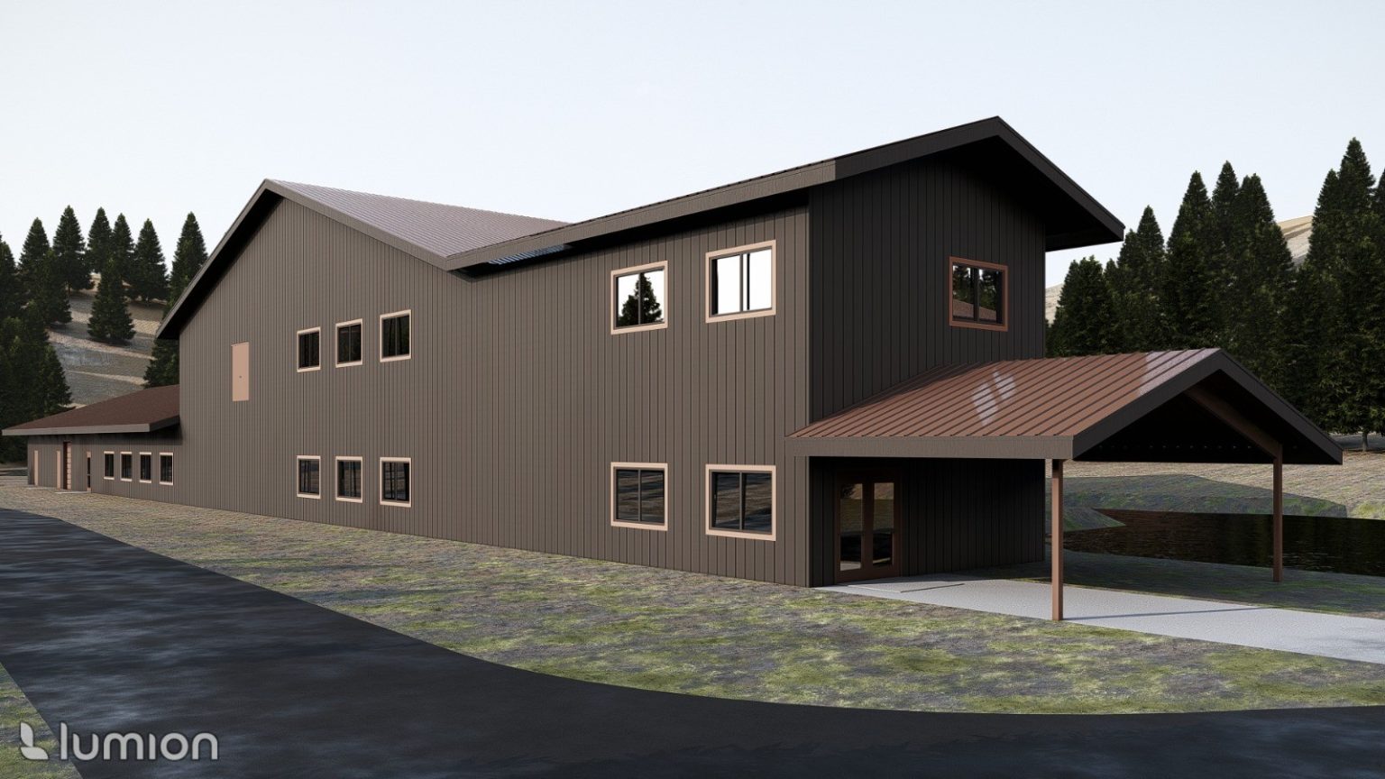 New Dining Hall (and Chapel) - Hartland Christian Camp