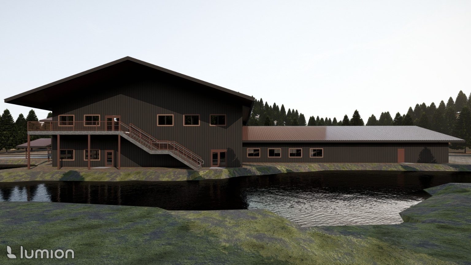 New Dining Hall (and Chapel) - Hartland Christian Camp